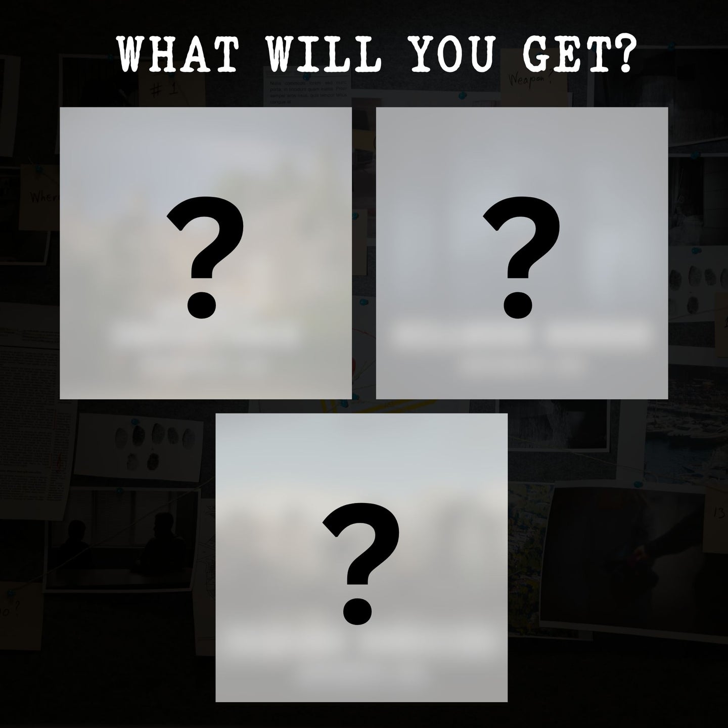 Shop Now – On The Case - Murder Mystery